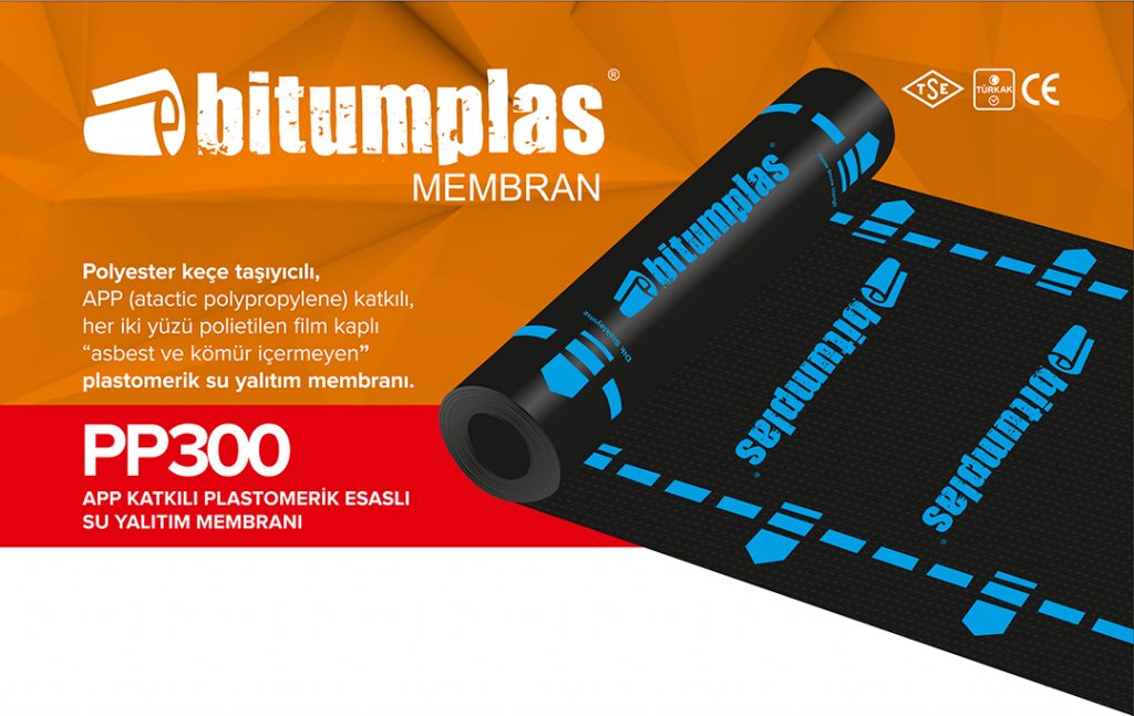 Bitumplas Membran | PP300 APP Katkılı Plastomerik Esaslı Su Yalıtım ...